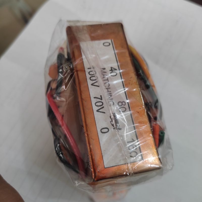 Jual Trafo Matching 4ohm 8ohm 16ohm 70V -100V 75Watt | Shopee Indonesia