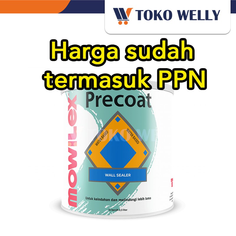 Jual Mowilex Precoat Wall Sealer / Cat Dasar / galon (2.5L) | Shopee ...