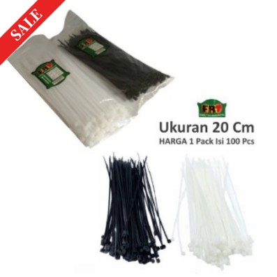 Jual KABEL TIES FRT CABLE TIE 10CM / 15CM / 20CM / 25CM / 30CM 1 PACK ISI 100 PCS | Shopee Indonesia