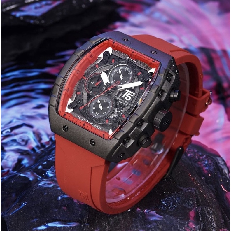 Jual BEST SELLER Jam Tangan Pria T5 H 3856G Original Chronograph ...