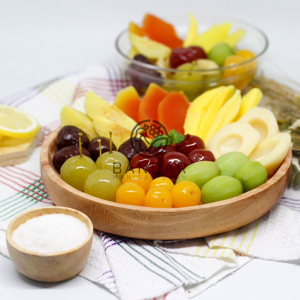 Jual Manisan Buah Campur 250 Gram | Manisan Buah Segar | Asinan Buah ...