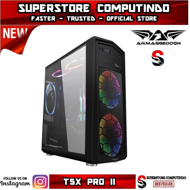 Jual Armaggeddon T5X PRO II Full ATX - Gaming Case | Shopee Indonesia