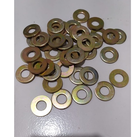 Jual Ring Plat M10 Kuning Baut 14 Per Pcs | Shopee Indonesia