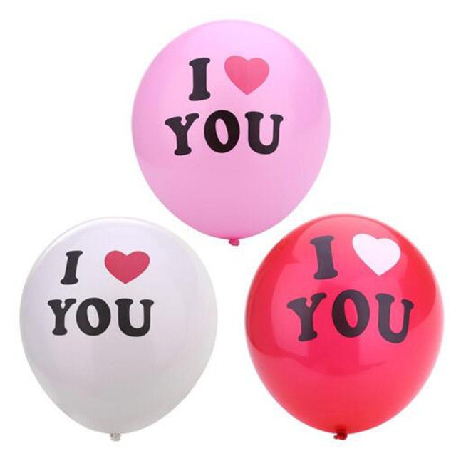 Jual Balon Latex I love you 12inch satuan | Shopee Indonesia