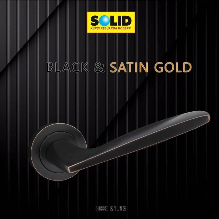 Jual SOLID - GAGANG PINTU/HANDLE PINTU SOLID HRE 61.16 BLACK (HANDLE ...