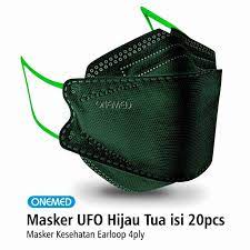 Jual Masker UFO Onemed Earloop 4 ply Isi 20 pcs/box | Shopee Indonesia
