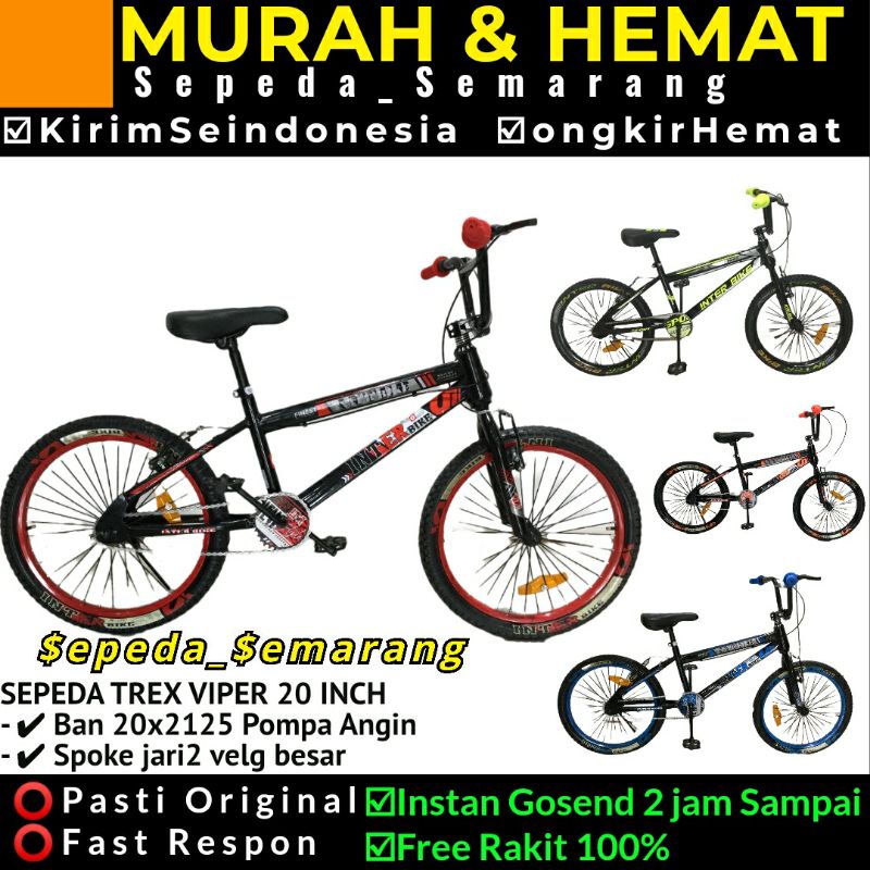 Jual SEPEDA BMX 20X 2125 merek interbike / melano | Shopee Indonesia