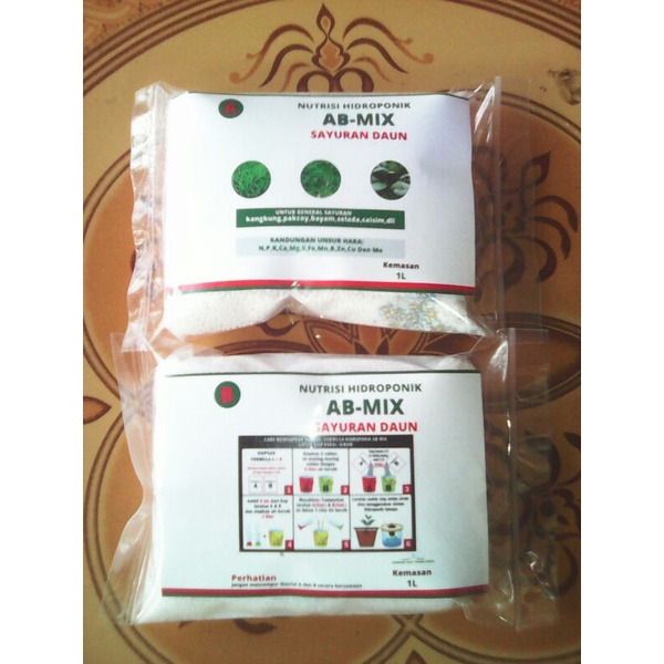 Jual Nutrisi AB mix Sayur 1 liter | Shopee Indonesia