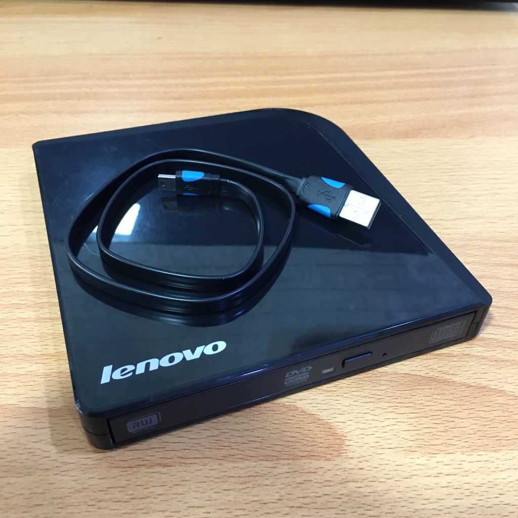 Jual External DVD Burner Lenovo Portable CD ROM Drive PC | Shopee Indonesia