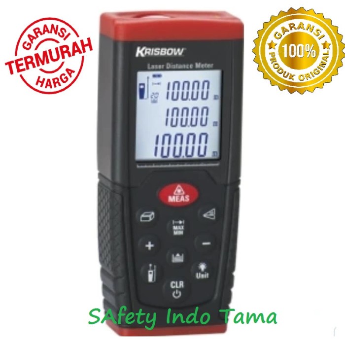 Jual Krisbow Meteran Laser Digital Compact 100 M - Alat Ukur Kuat Awet ...