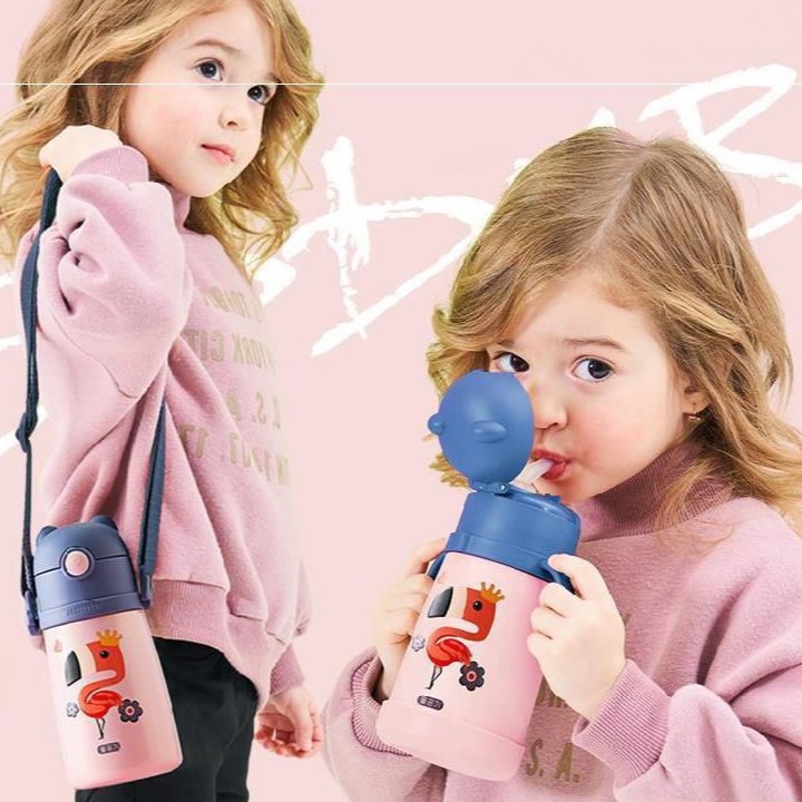 Jual Stainless Water Bottle Hot & Cold Beddy Bear Korea Learning Drink ...