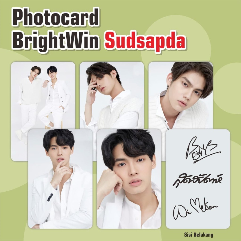 Jual PHOTOCARD SET BRIGHTWIN SUDSAPDA THAILAN STUFF | Shopee Indonesia