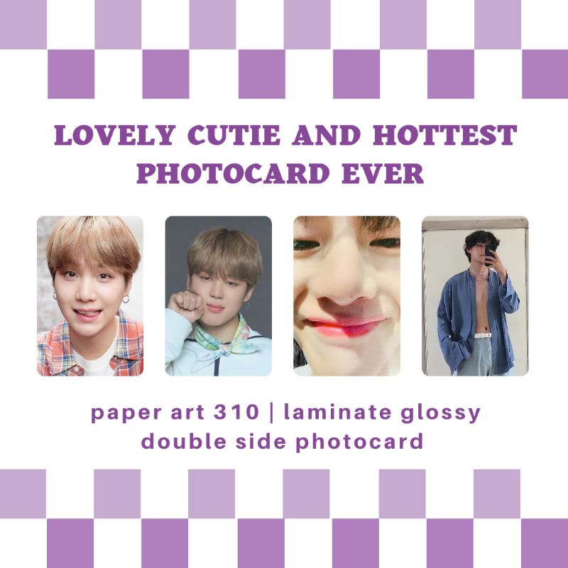 Jual Photocard BTS - Lovely Cutie and H*ttest Photocard Ever | Jimin ...