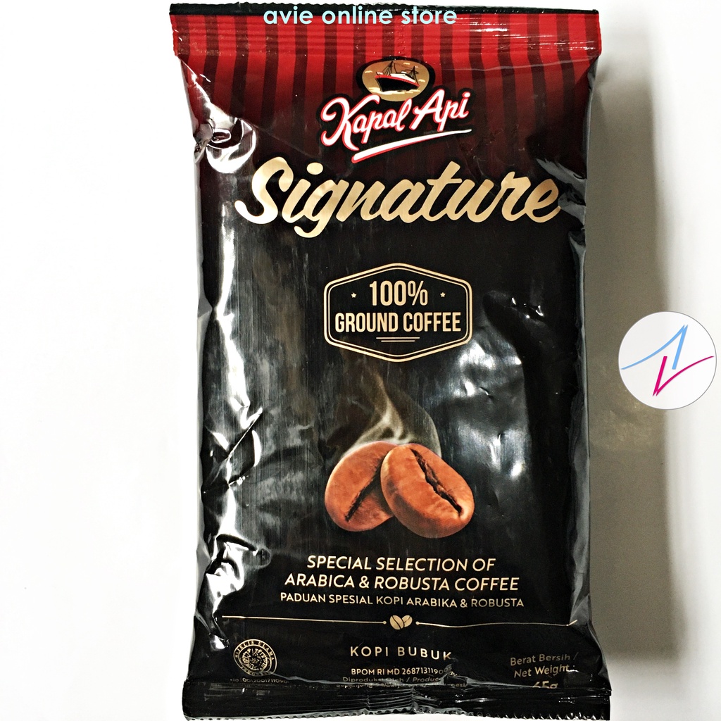 Jual KOPI KAPAL API SIGNATURE 65 GR | Shopee Indonesia