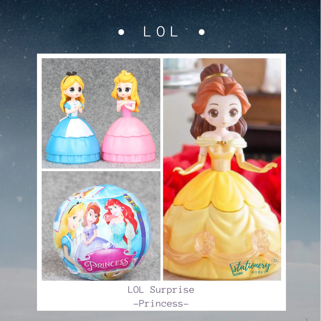 Jual LOL Surprise Disney princess - action figure, mermaid, belle ...