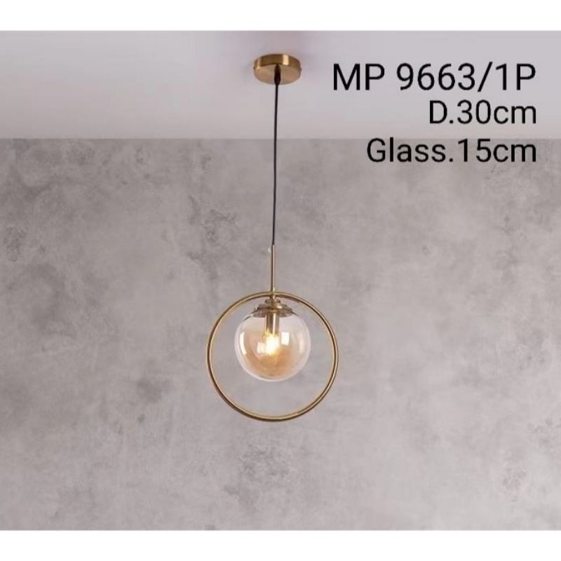 Jual Lampu Hias Gantung Minimalis Dekorasi Ruang Tamu 9663/1P | Shopee Indonesia