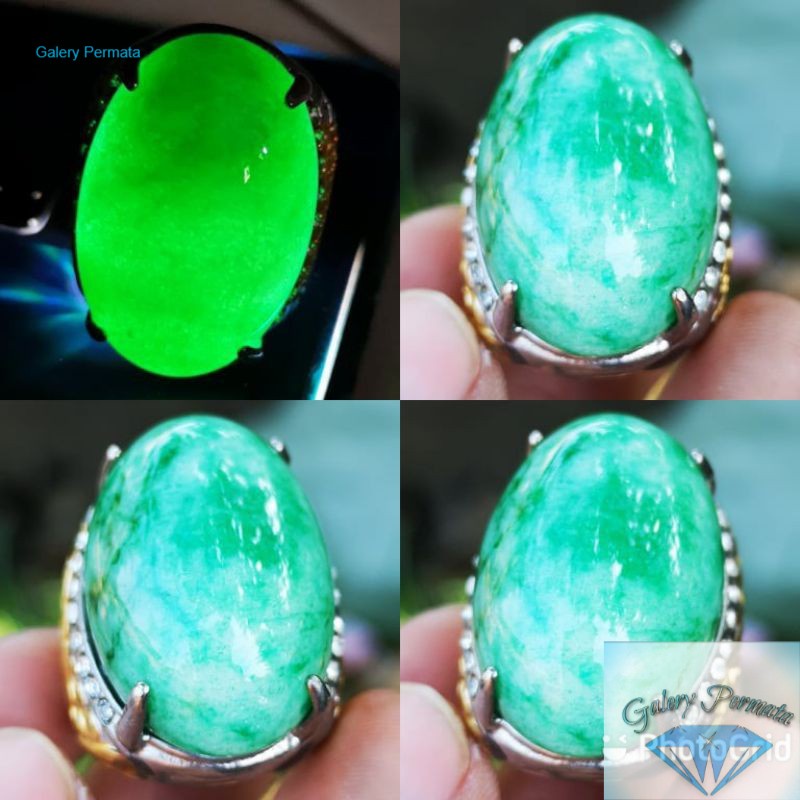 Jual Batu Akik Giok Burma Tembus Kristal Top Colour Big Size | Shopee ...