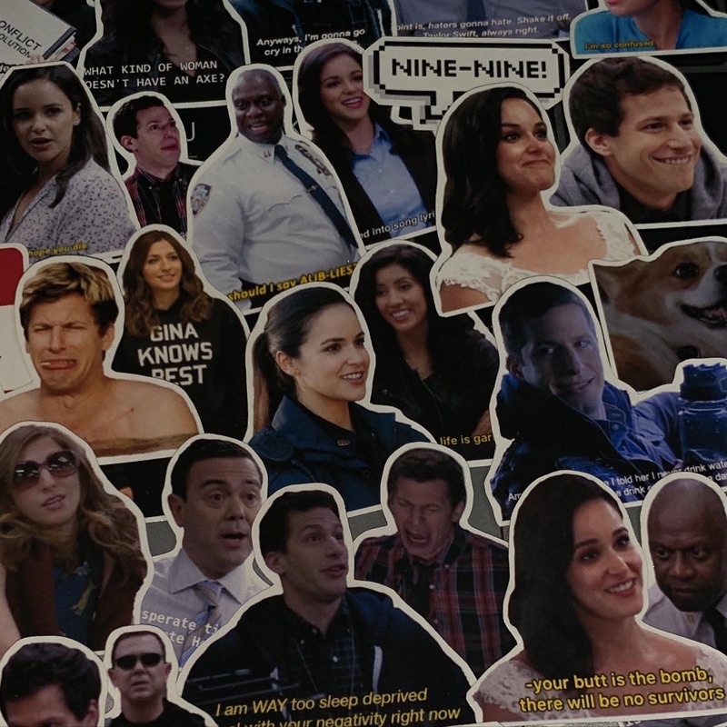 Jual brooklyn nine-nine / b99 / brooklyn 99 special stickers | Shopee ...