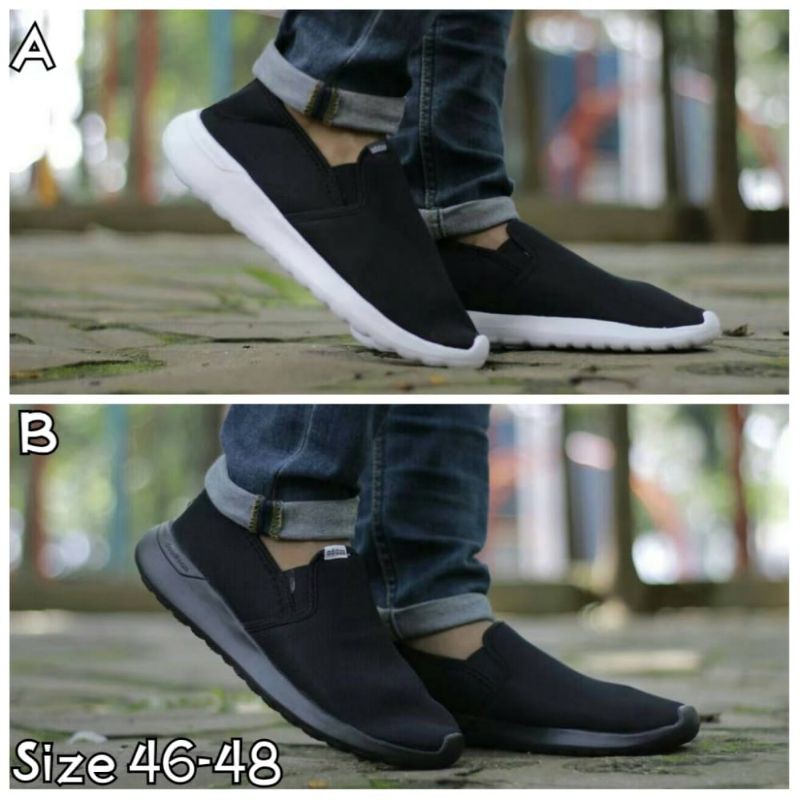 Jual SEPATU SLIP ON PRIA UKURAN JUMBO BIG SIZE 45 46 47 48 ADIDAssS ...