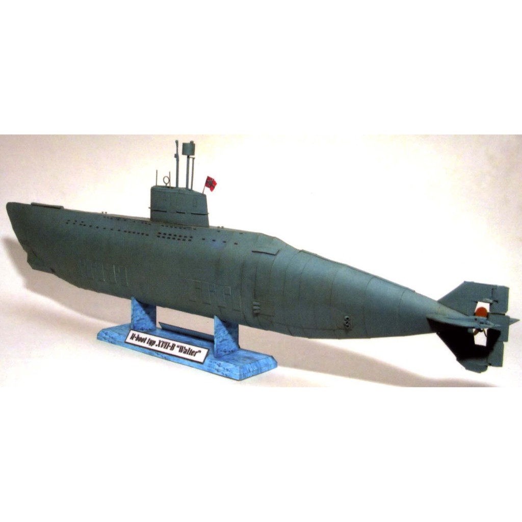 Jual DIY Model Kertas Perang Dunia II Kapal selam Jerman Typ XVIIB U-Boot Walter | Shopee Indonesia