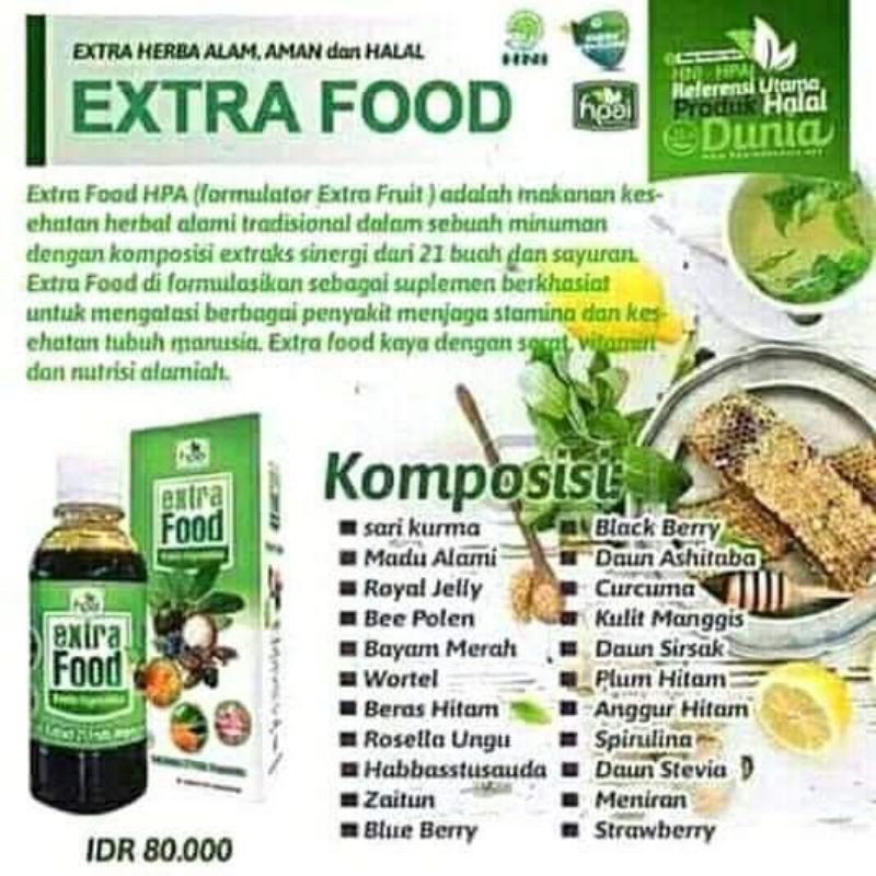 Jual Madu Extrafood HPAI Original | Shopee Indonesia