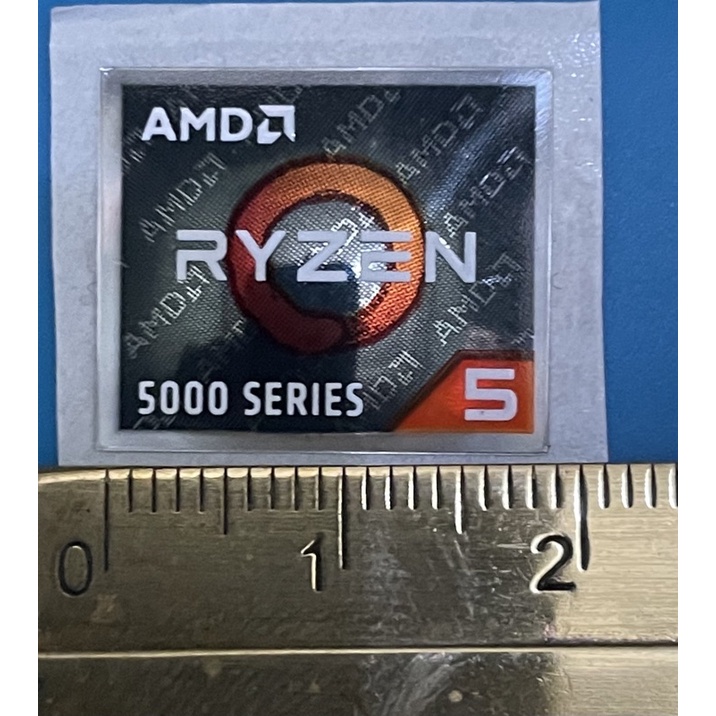 Jual Sticker stiker logo Amd Ryzen 5 5000 Series thn 2022 ori | Shopee ...