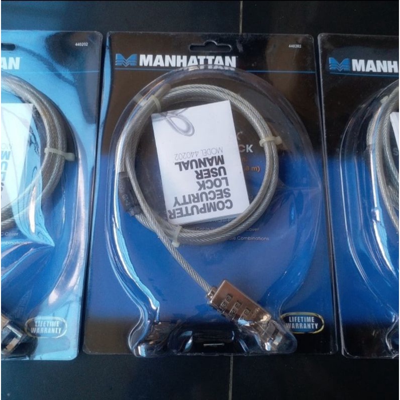 Jual Manhattan Computer Combination Security Lock Pengaman display toko ...