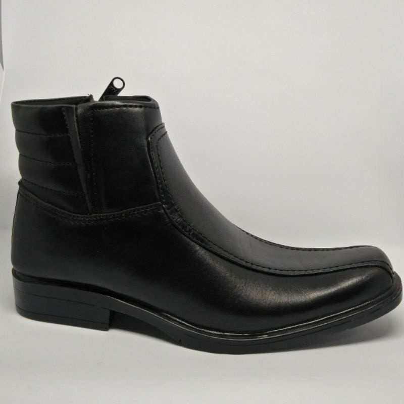 Jual sepatu boots pantofel kulit pria ll sepatu kantor kulit hitam pria ...