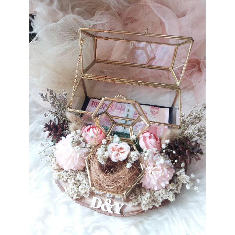 Jual kotak seserahan mahar box uang cincin logam mulia nikah wedding ...