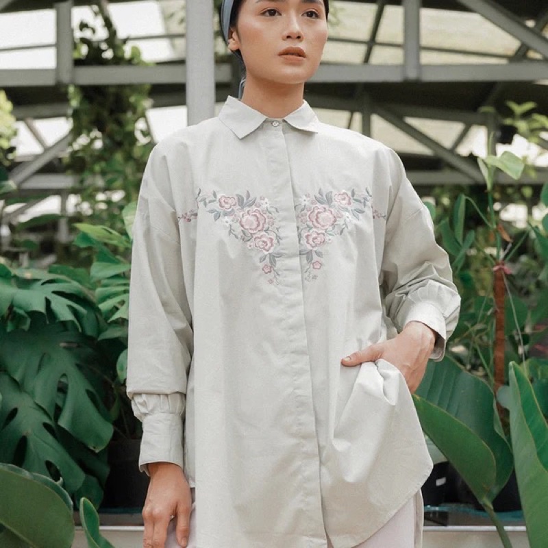 Jual Defect Minor Gleny Pale Green Aleza Label | Shopee Indonesia