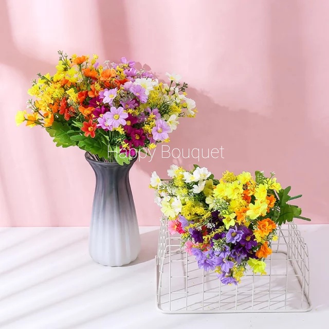 Jual HAPPY BOUQUET Buket Bunga Daisy Jumping Daisy Orchid Anggrek ...