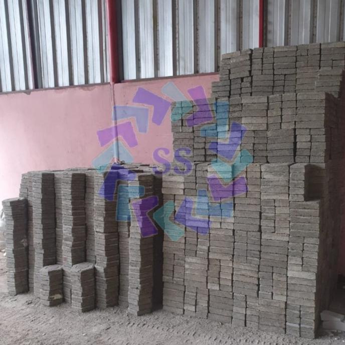 Jual Paving Block - Conblock Model Segi 6 Merah Dan Bata Polos Permeter ...