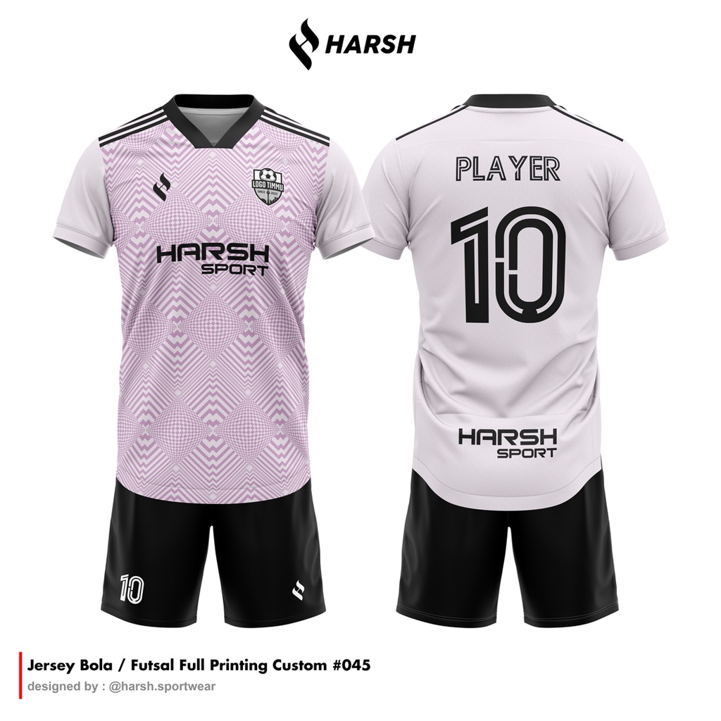 Jual JERSEY BAJU FUTSAL FULL PRINTING BEBAS CUSTOM DESIGN FREE NAMA PUNGGUNG DAN NOMOR (BISA ...