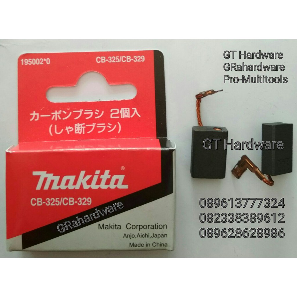 Jual Arang / Spull Makita 195002-0 Carbon Brush CB-325 / 329 | Shopee ...