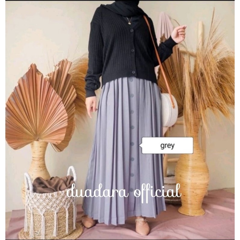 Jual ROK model rempel kekinian-rok plisket rempel besar | Shopee Indonesia