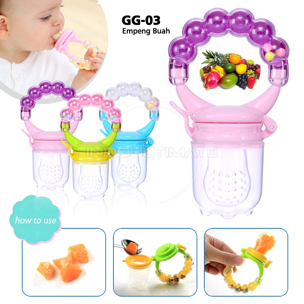 Jual GG-03 Empeng Dot Buah Bayi Baru Lahir Empeng Rattle Gigitan Bayi ...
