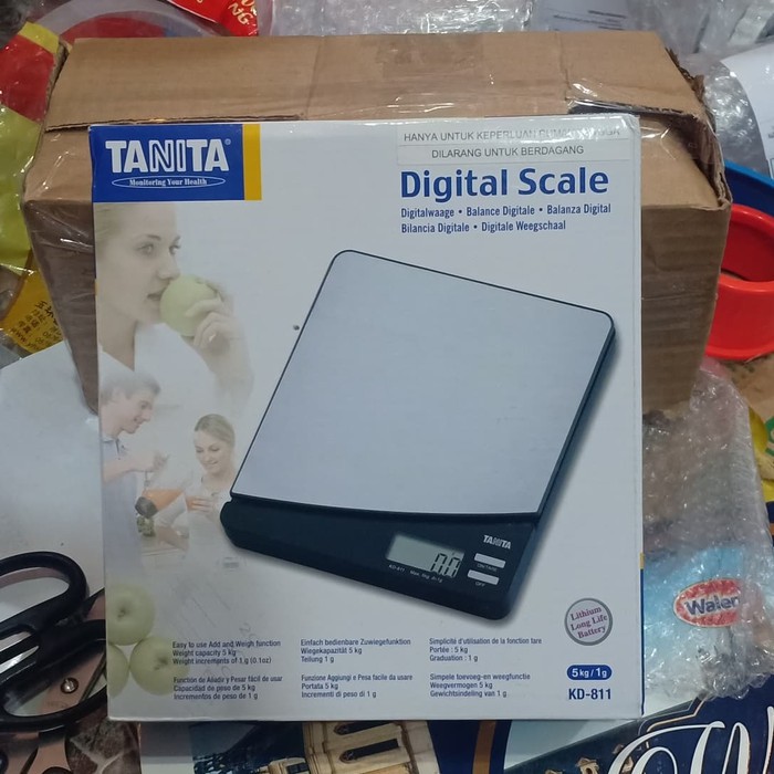 Jual TANITA KD 811 / KD811 TIMBANGAN DIGITAL KUE DAPUR STAINLESS 5 KG TERMURAH | Shopee Indonesia