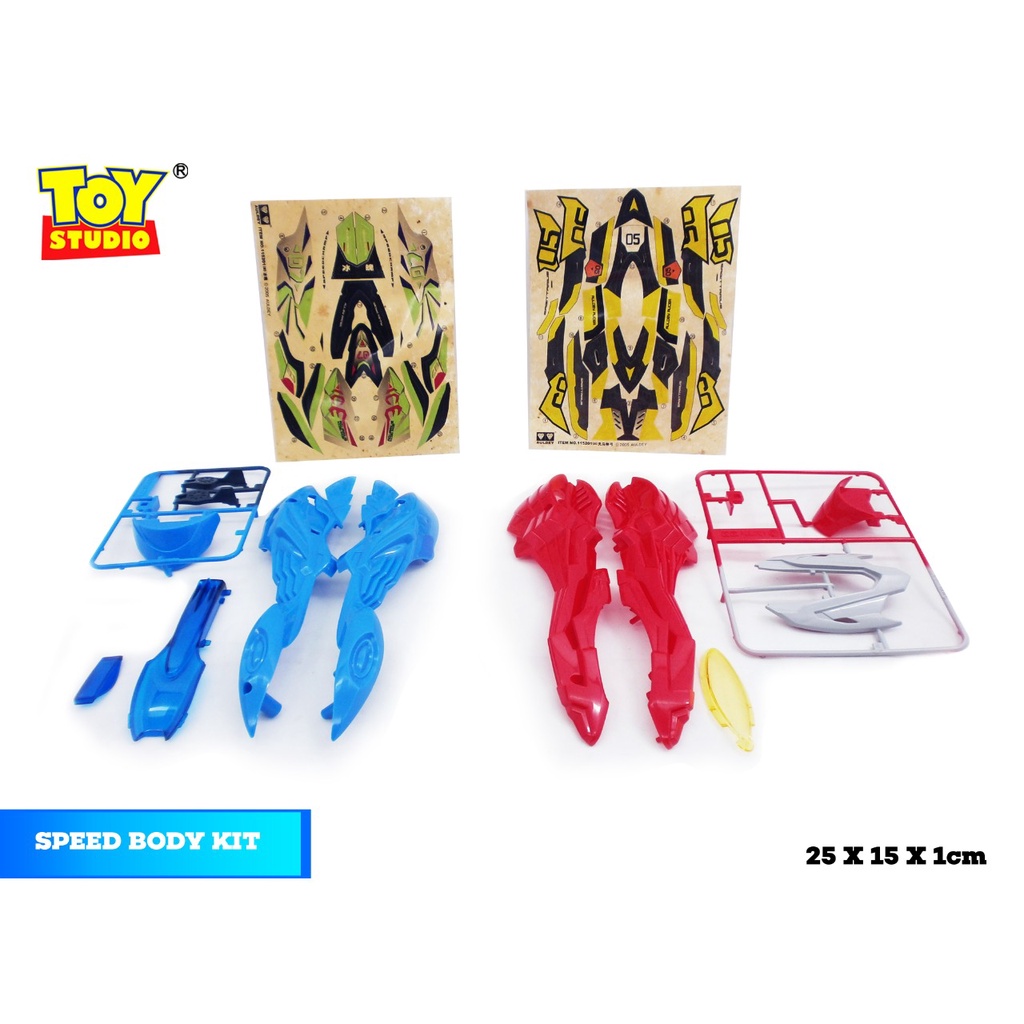 Jual Auldey Mainan Anak Spare Part Model Kit Speed Body Kit | Shopee ...