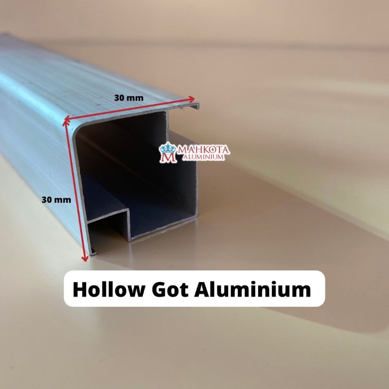 Jual HOLLOW GOT 30x30 MM (HOLLOW ETALASE SEDIKIT OVAL) | Shopee Indonesia