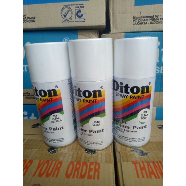 Jual cat semprot pylok pilok diton clear 8540 300cc | Shopee Indonesia