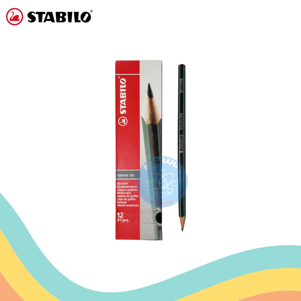Jual PENSIL 2B STABILO OTHELLO 282 (1 PCS) | Shopee Indonesia