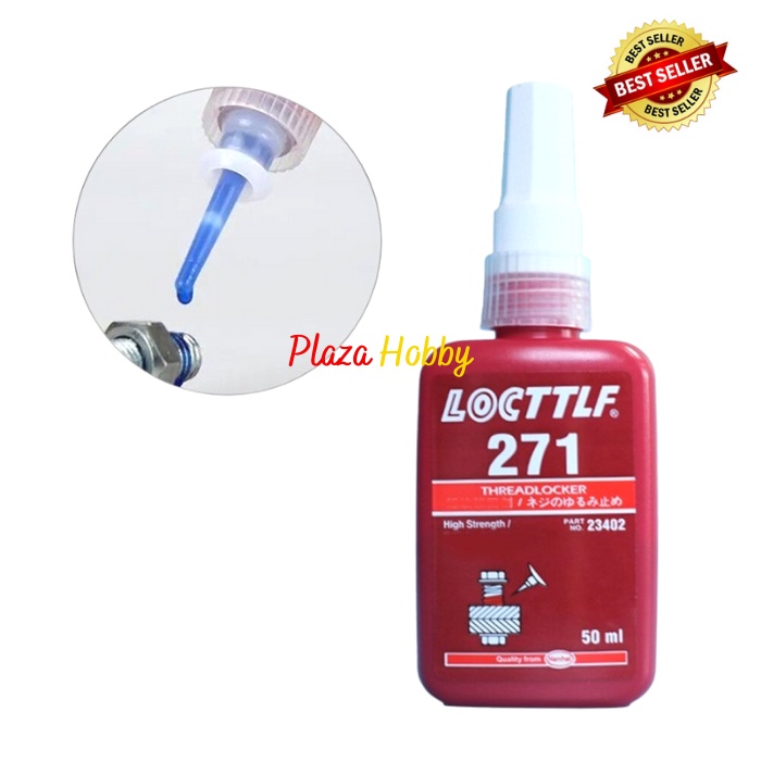 Jual lem baut LOCTTLF 50ml 271 222 262 high strenght metal thread ...