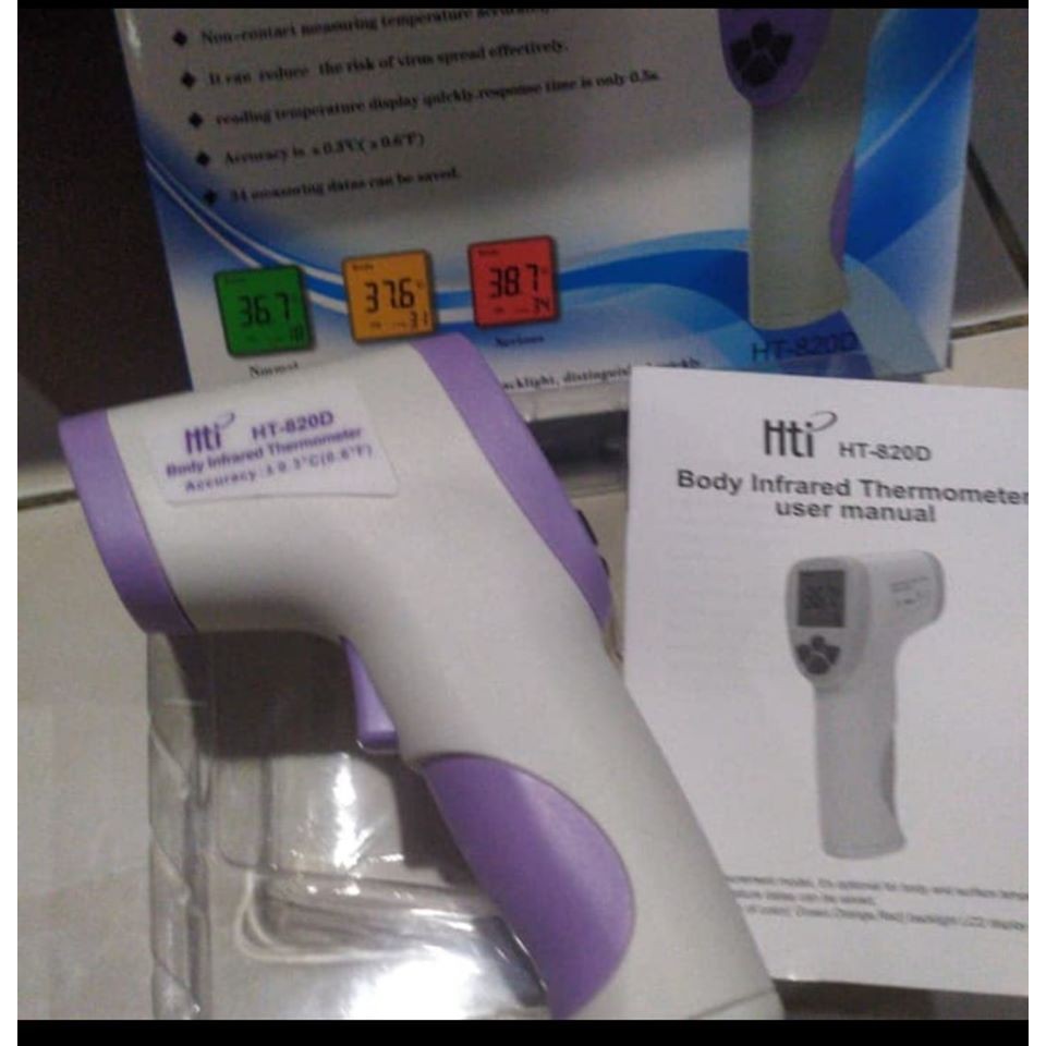 Jual Termometer Infrared Non Contact Forehead Monitor Digital ...