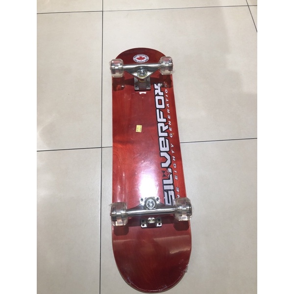 Jual SILVER FOX SKATEBOARD ONE EIGHTY GENERATION | Shopee Indonesia