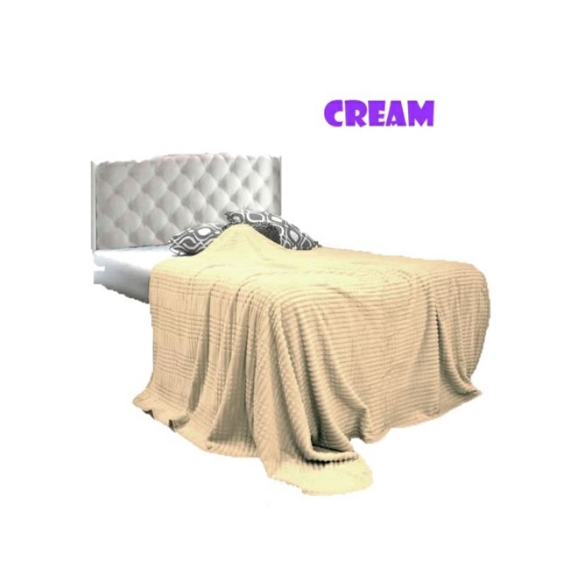 Jual selimut vallery quincy ukuran 160x200 selimut polos halus lembut ...