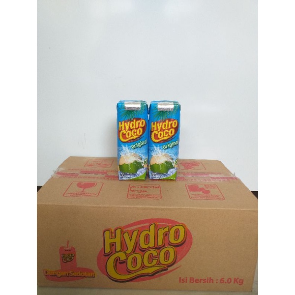 Jual Hydro Coco Original 250 ML 1 Dus | Shopee Indonesia