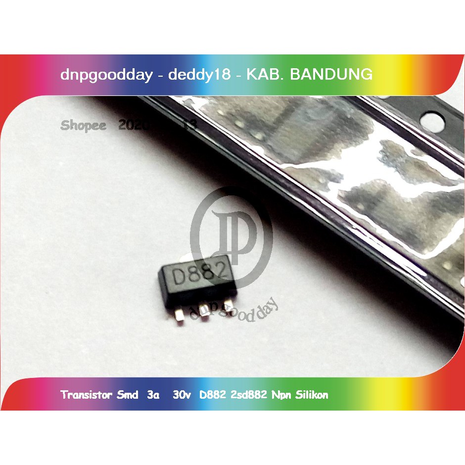 Jual Transistor Smd 3a 30v D882 2sd882 Npn Silikon | Shopee Indonesia