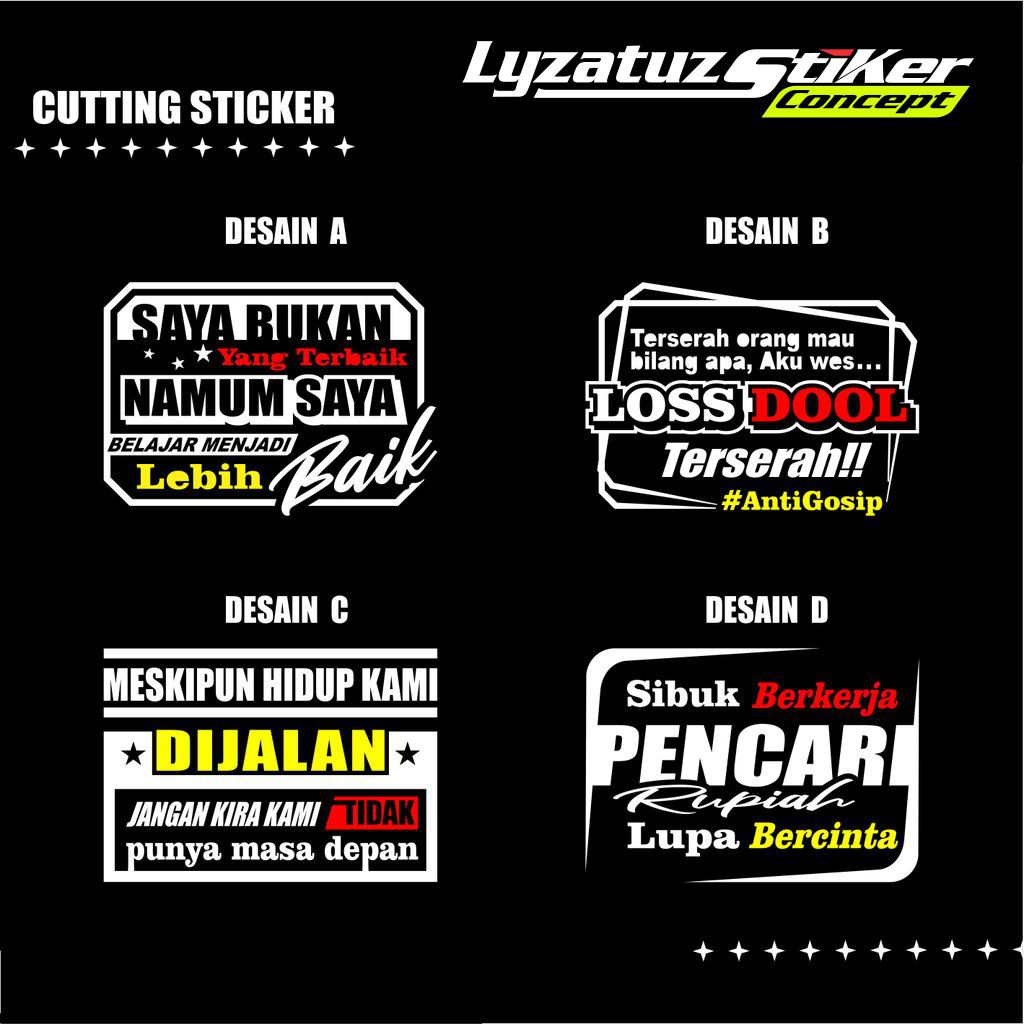 Jual Cutting Stiker Kaca Pintu/Kaca/Body Mobil Truck/pick Up/L300 Bisa ...