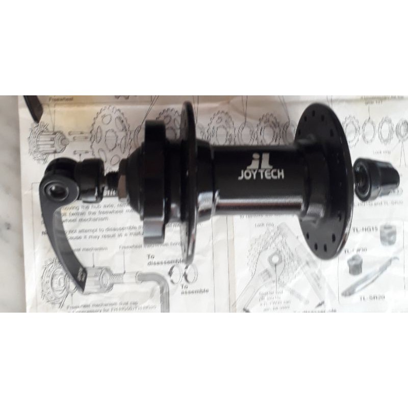 Jual Hub Depan Black Edition 32H-36H Shimano Joytech Vintage untuk ...