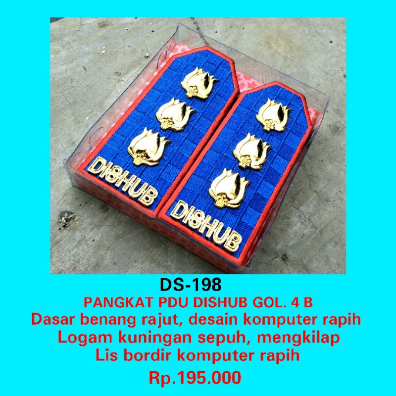 Jual ds-198 pangkat pdu dishub golongan 4 b jabatan struktural | Shopee ...